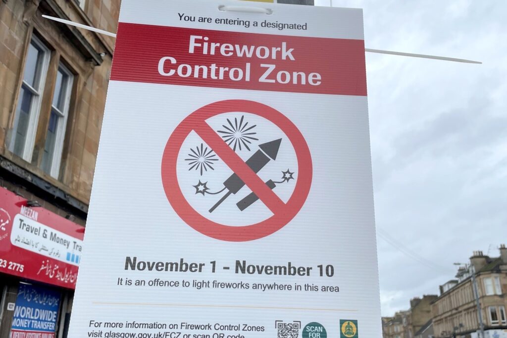 Firework Control Zones In Force In Glasgow For First Time – Drift Radio